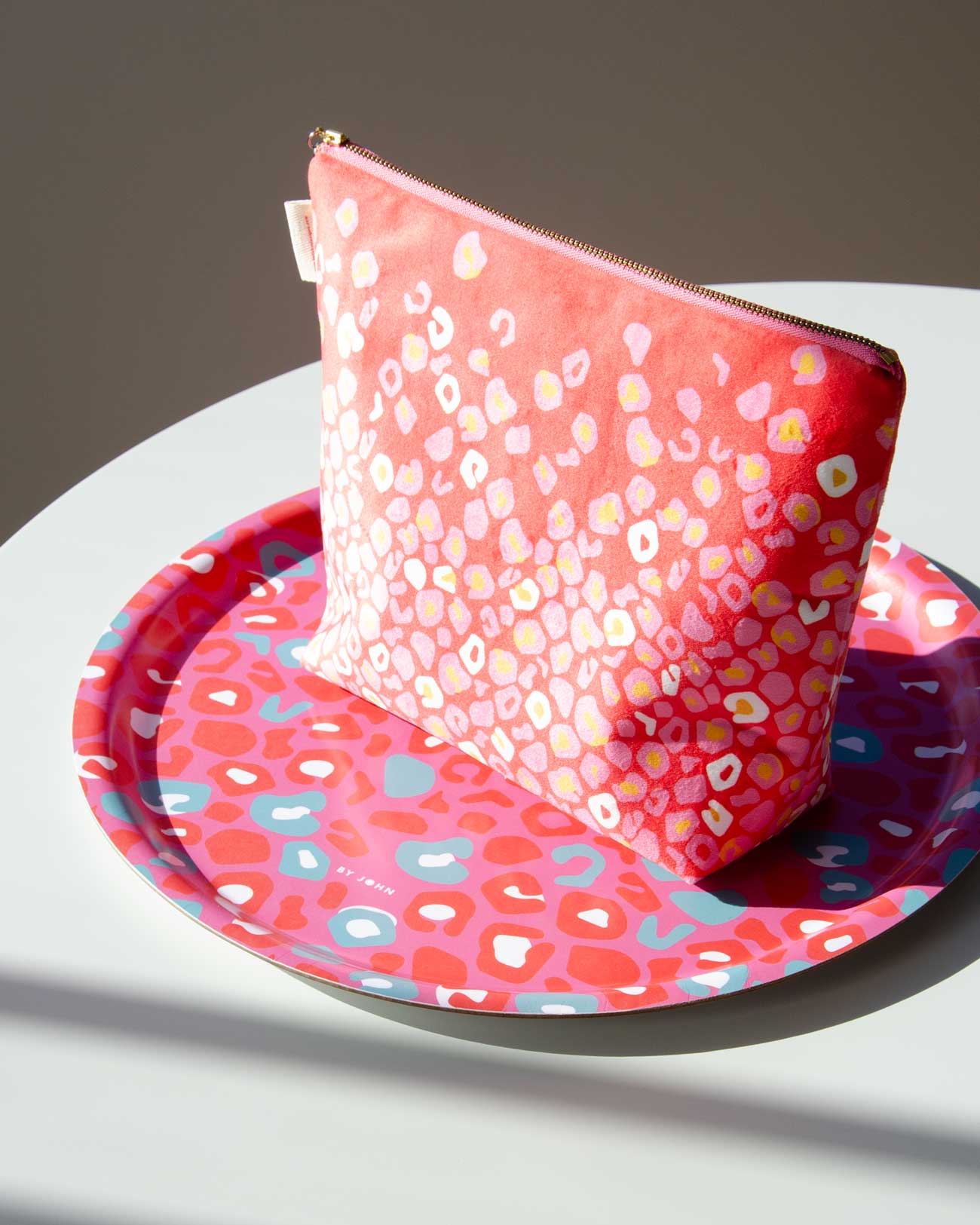 Round Leopard Print Tray – byjohndesigns